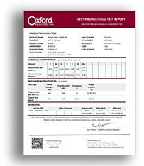 Print Product Certs | Oxford Alloys